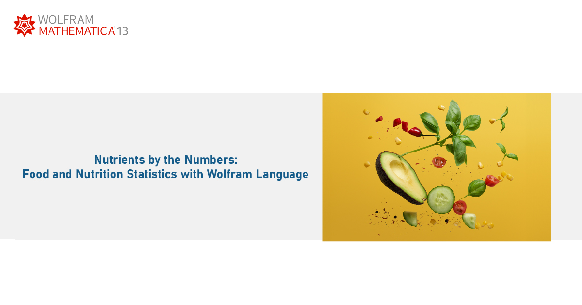 用Wolfram Language將營養數據化|昊青公司軟體代理商 Altair, dSPACE, Mathematica, Minitab ...